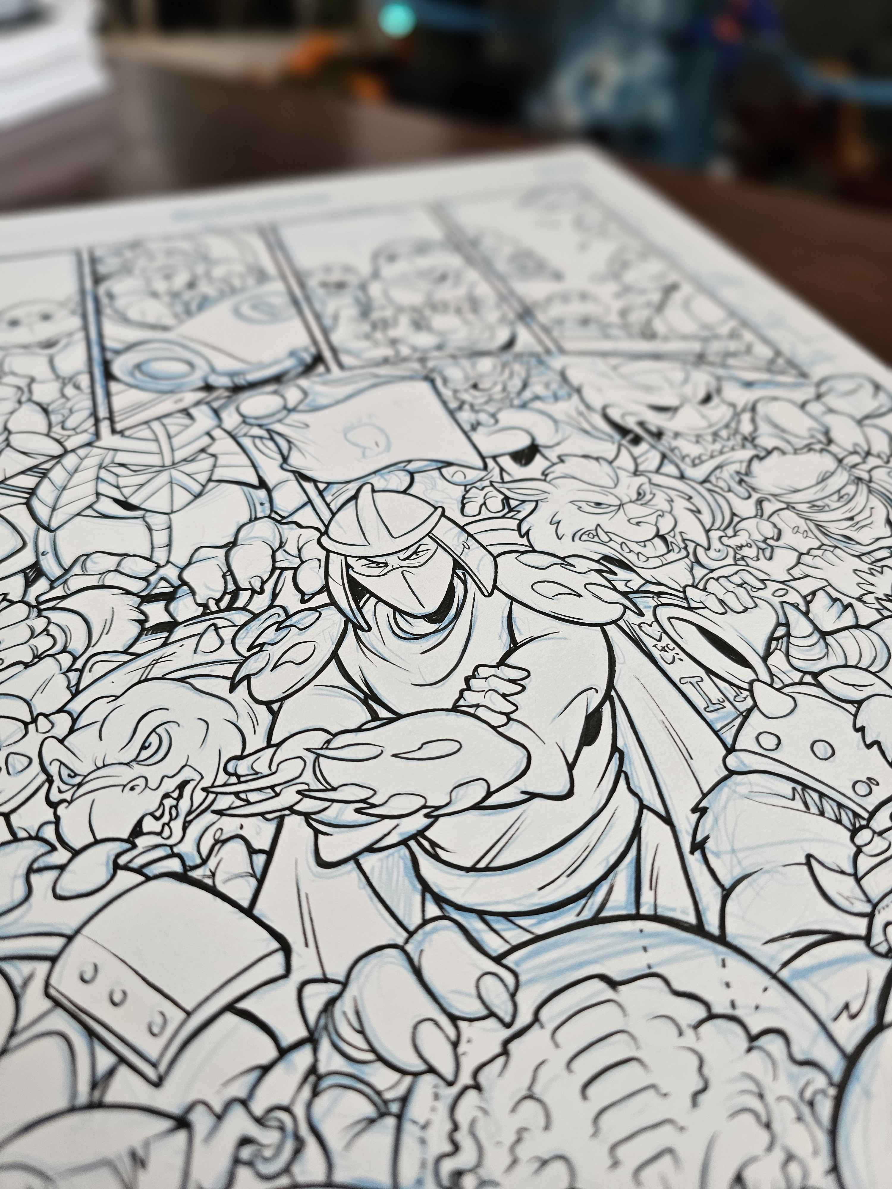 NINJA TURTLE ORIGINAL ARTWORK – Tim Lattie - Lattie Ink