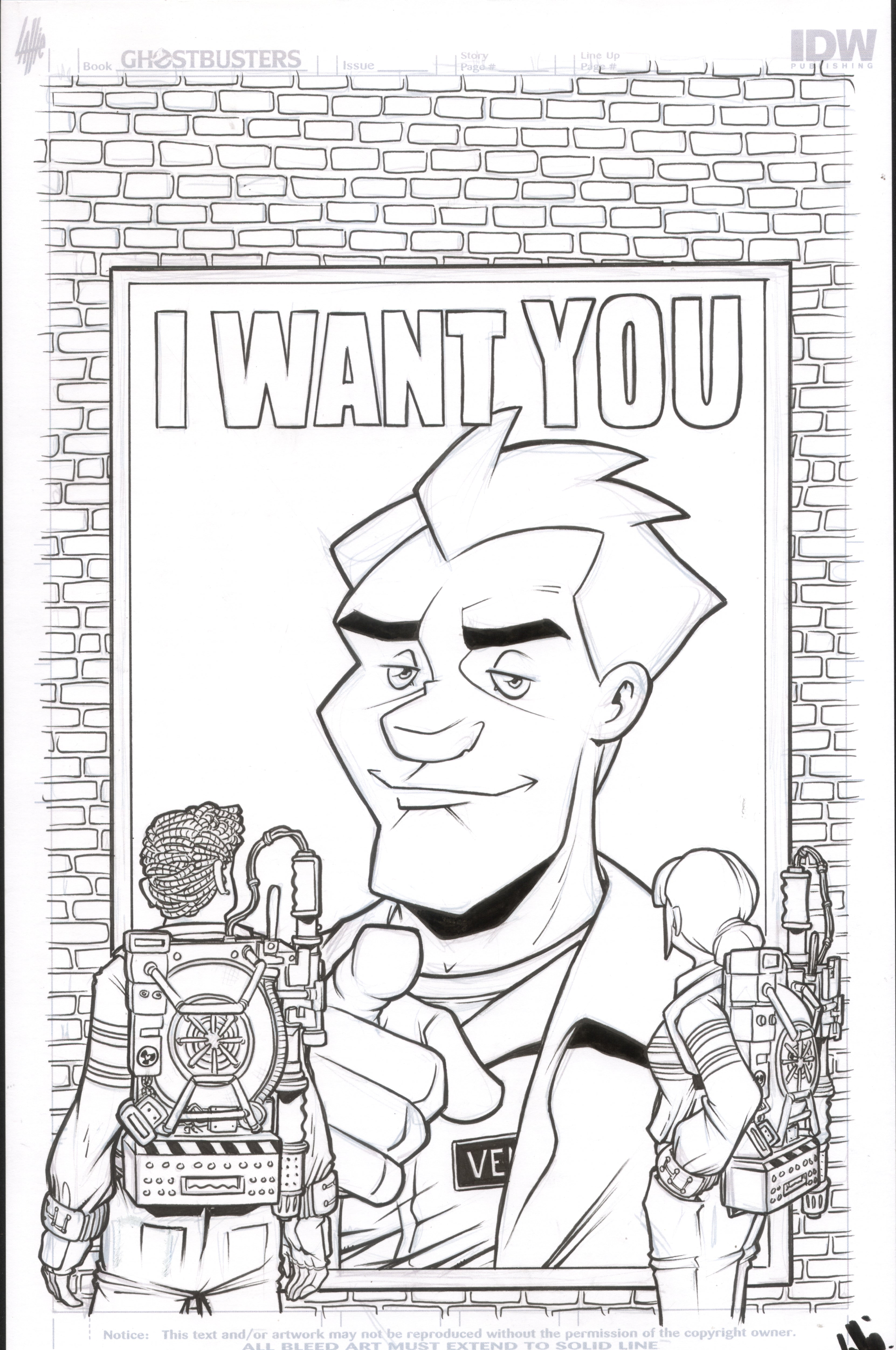 GHOSTBUSTERS 101 #02 COVER ART – Tim Lattie - Lattie Ink